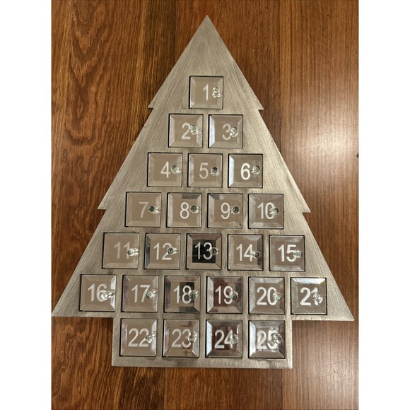 Threshold | Holiday | Threshold Mirrored Doors Tree Shades Silver ...
